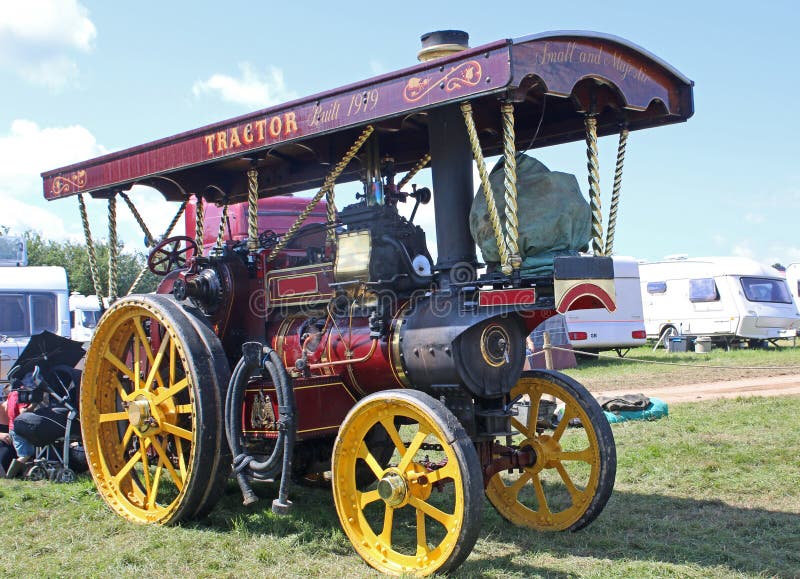 Steam Traction Engine editorial stock image. Image of working - 120650549