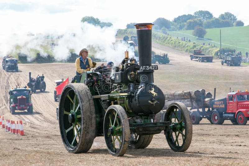 Steam traction engine editorial image. Image of country - 125025170