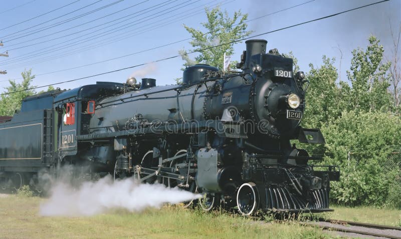 Steam Train editorial photo. Image of canadian, track - 4024726