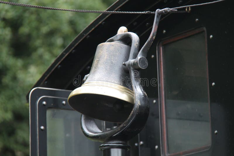 Bell on Steam Engine stock image. Image of vintage, bells - 34203225