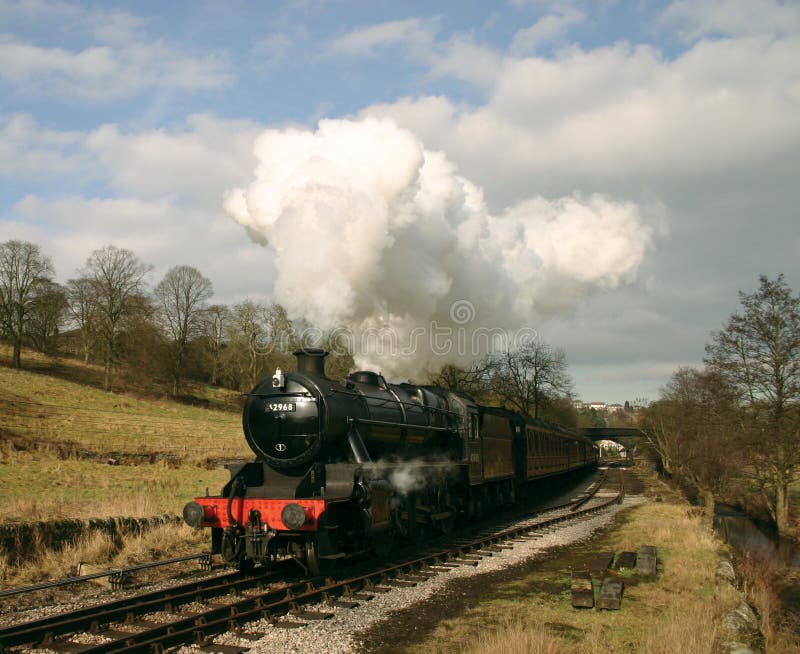 Steam Train in Bronte Country Stock Image - Image of engine, steamy: 599307