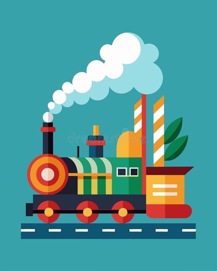 A Steam Train Chugs Along Its Outdated and Inefficient Combustion ...