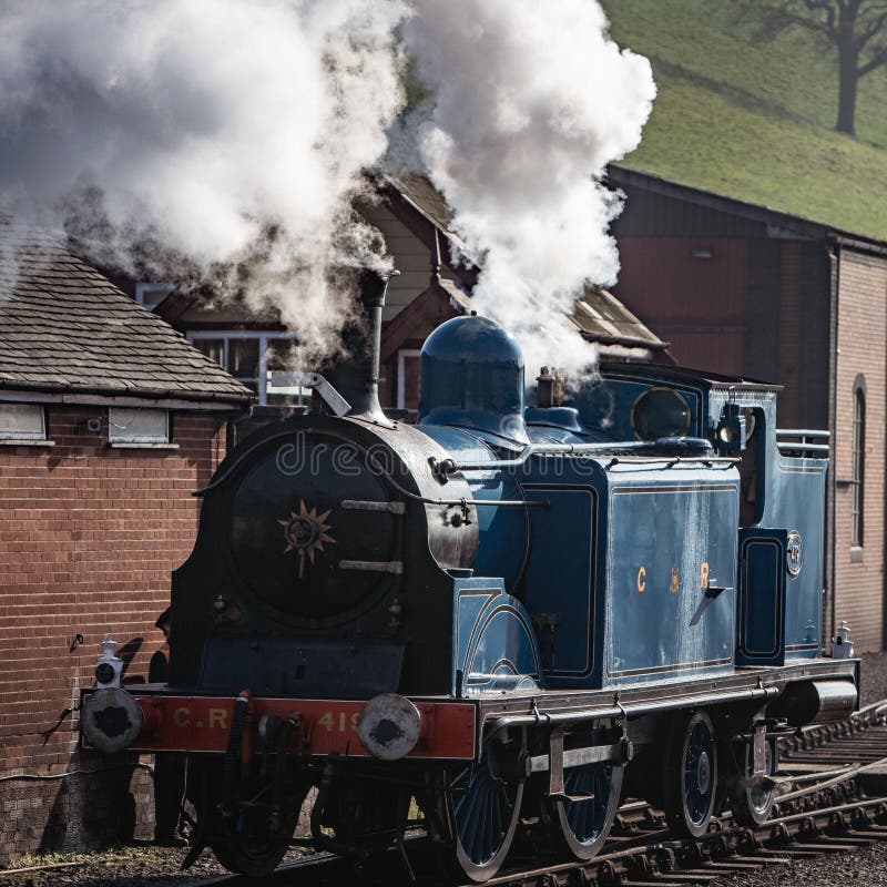 Steam Train in Churnet Valley Heritage Railway Editorial Stock Image ...