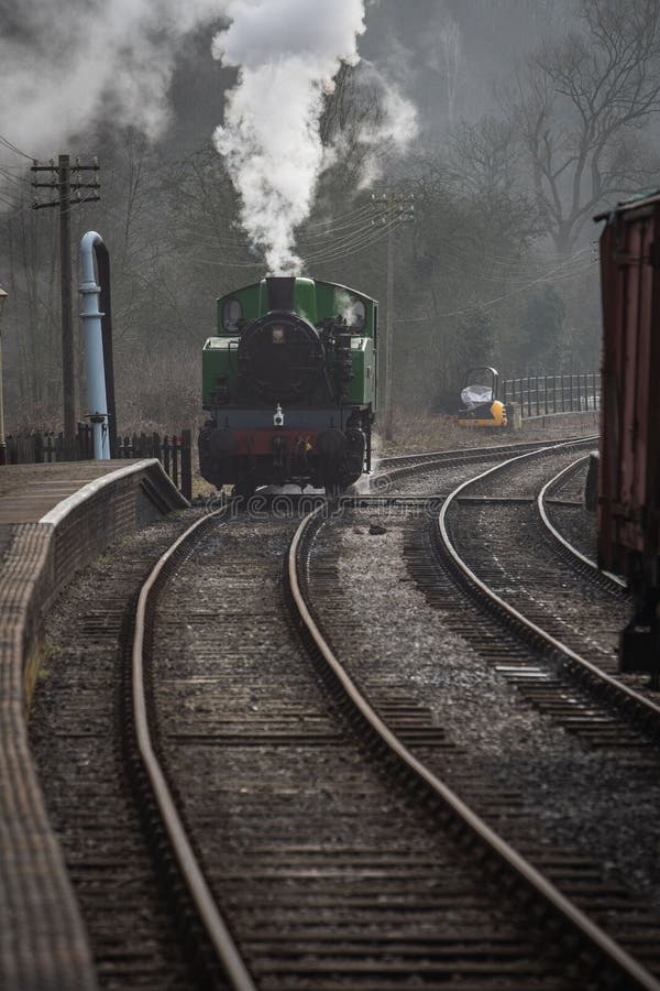 Steam Train in Churnet Valley Heritage Railway Editorial Stock Photo ...