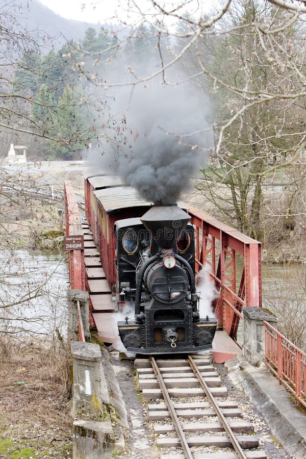 Steam Train, Ciernohronska Railway, Slovakia Editorial Image - Image of ...
