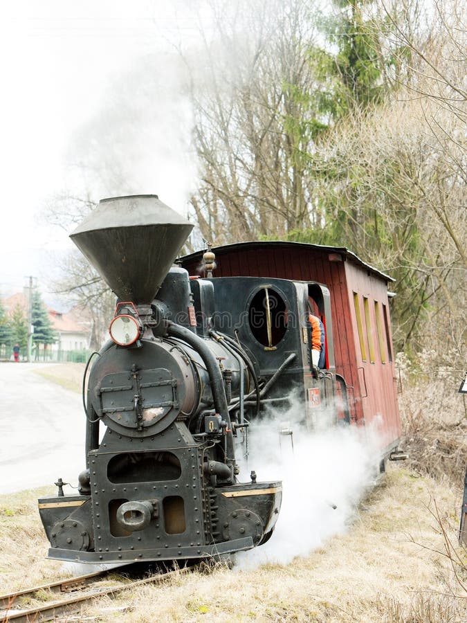 Steam Train, Ciernohronska Railway, Slovakia Editorial Stock Image ...