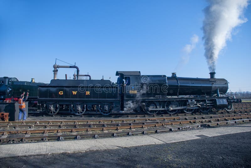 Steam train and coal car editorial stock photo. Image of western ...