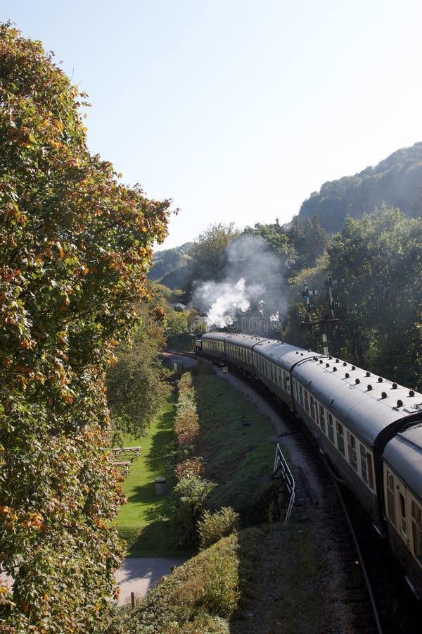 A steam train on a journey stock photo. Image of railway - 23176520