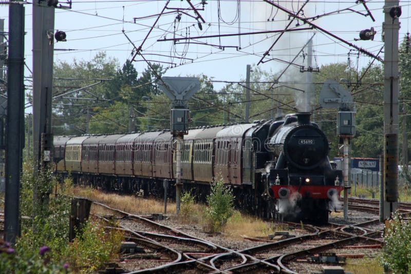 Carnforth Steam Train Depot. the Coal & Ash Towers. Editorial Stock ...