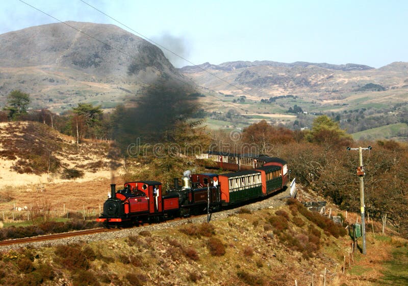Steam Train in the English Countryside Stock Photo - Image of ...