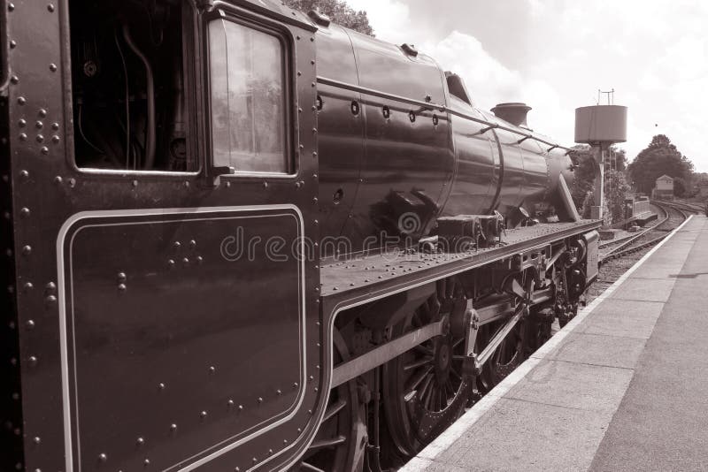 Steam Train on Platform stock photo. Image of travel - 29105580
