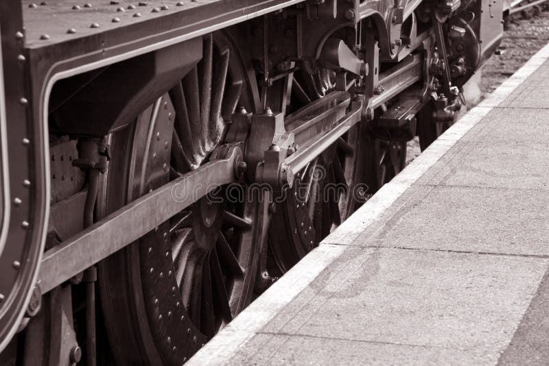 Steam Train on Platform stock photo. Image of travel - 29105580