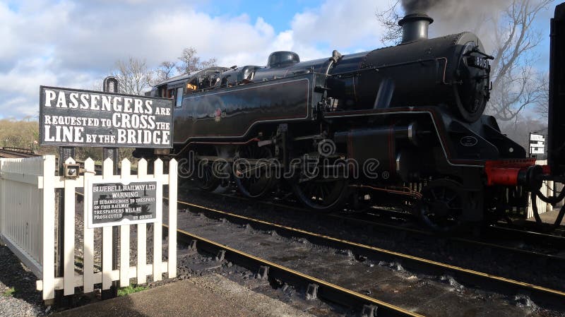 Steam Train Footplate Showing Gauges. Stock Image - Image of steam ...