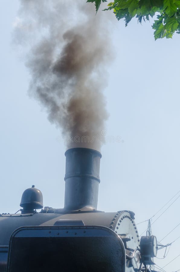 Steam Train, Smoke stock image. Image of puffing, heaven - 46416867