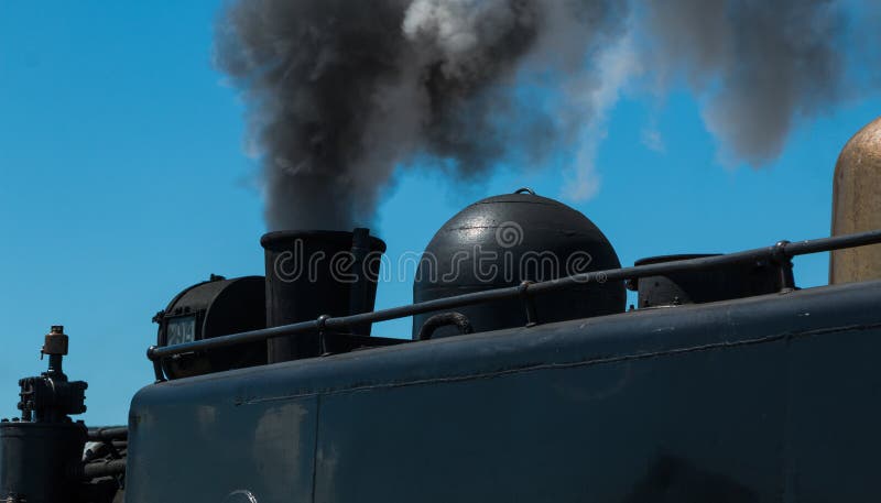 Steam Train Smoking stock image. Image of transport, steam - 46816149
