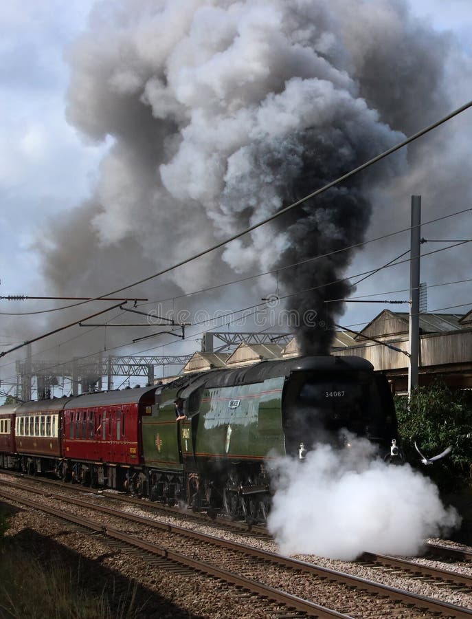Steam Train Tangmere Northern Belle at Carnforth Editorial Stock Photo ...