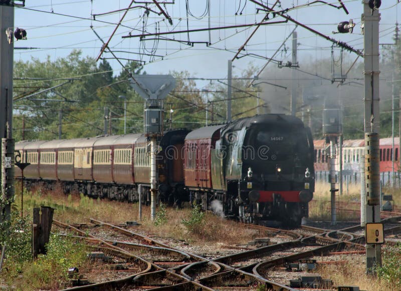 Steam Train Tangmere Northern Belle at Carnforth Editorial Image ...