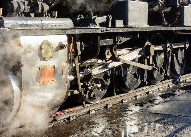 Wheels Steam Locomotive Side View Stock Photos - Free & Royalty-Free ...