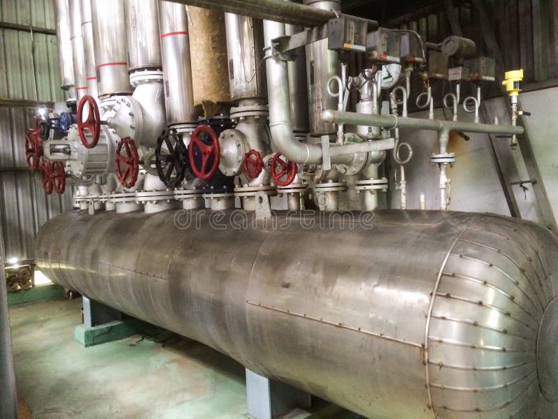 Steam Valve Control Station for Industrial Plants Stock Image - Image ...
