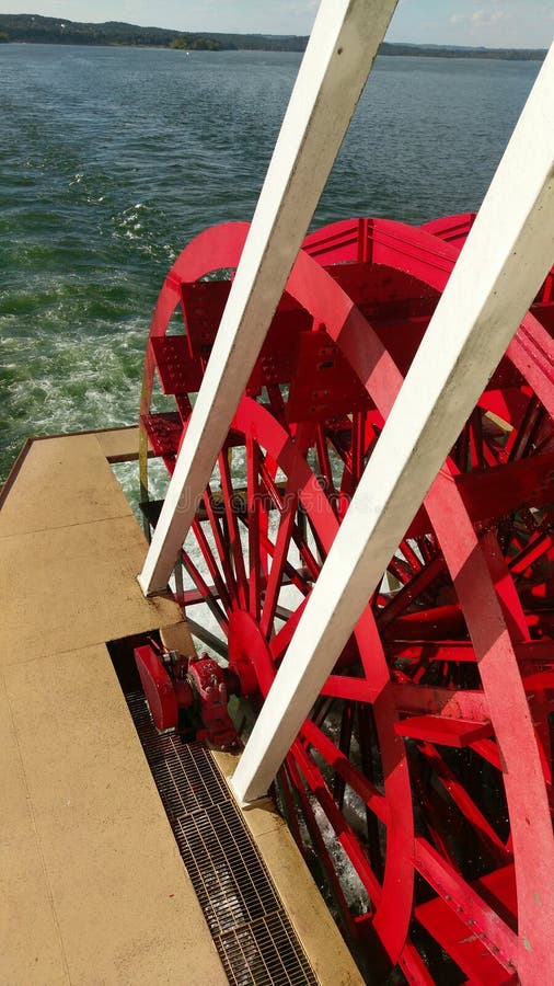 A Steamboat Paddle Wheel On The Delta Queen Steamboat, Mississippi ...