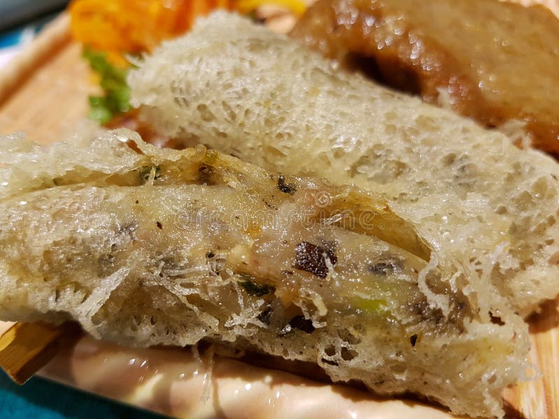 Spring roll stock image. Image of prawn, seafood, scallop - 121809913