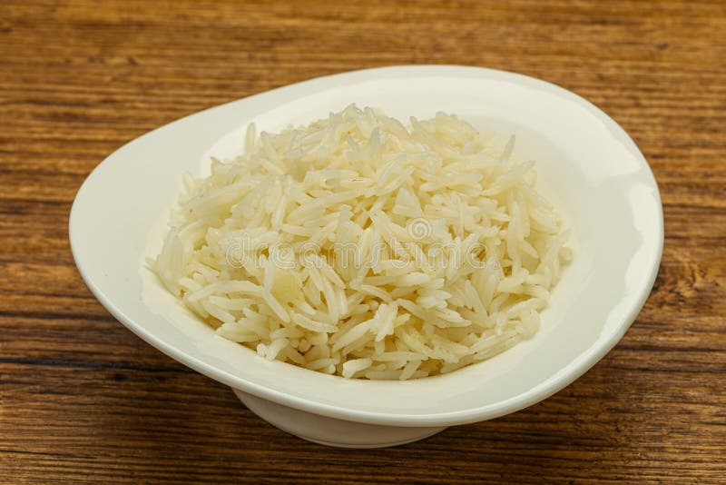 Steamed Basmati Rice in the Bowl Stock Image - Image of culture ...