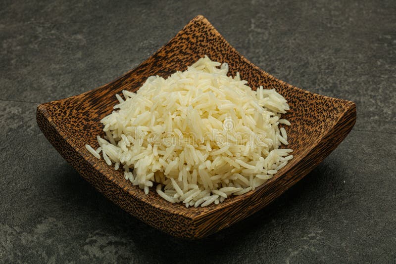 Steamed Basmati Rice in the Bowl Stock Image - Image of food, diet ...