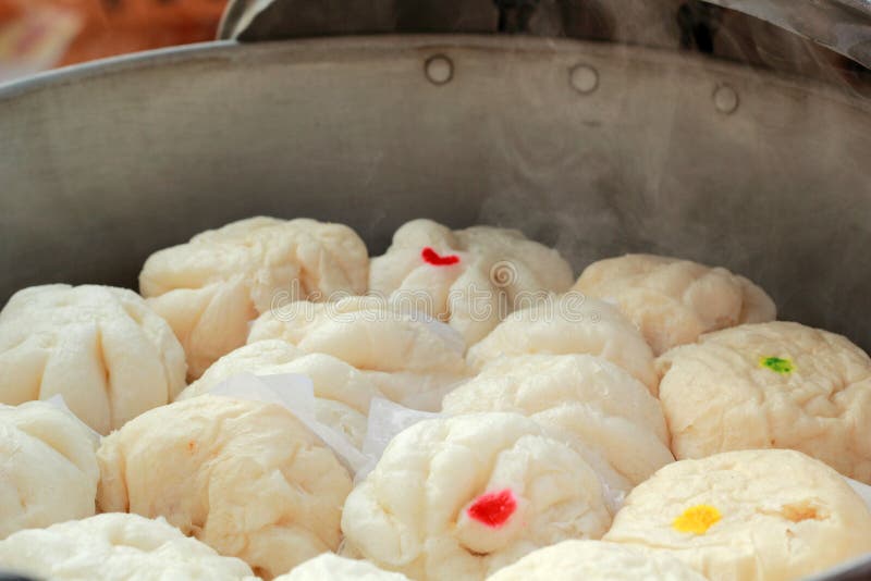 Steamed Bread in China Style Stock Photo - Image of color, steam: 38557834