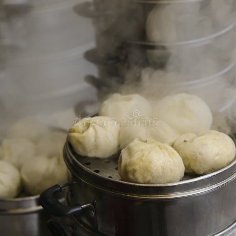 Steamed buns stock image. Image of steamed, cuisine, meal - 70608697