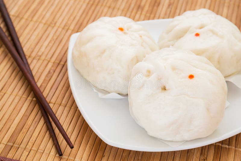 White Steamed Rice in a Bowl with Chopsticks Stock Image - Image of ...