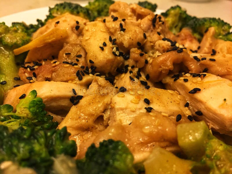 Steamed Chicken and Broccoli Stock Image - Image of cooking, asiafood ...