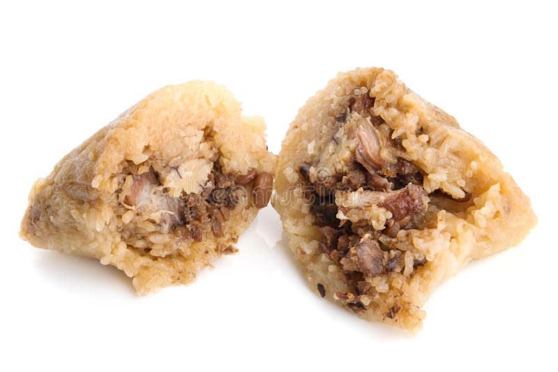 Chinese Sticky Rice Dumpling Stock Photo - Image of dimsum, hong: 30569448