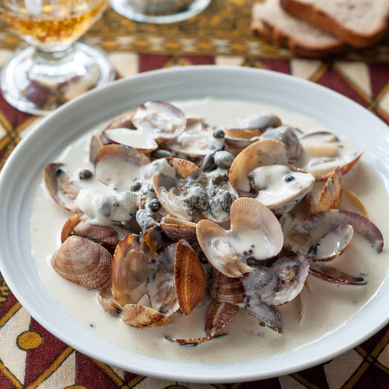 Steamed Shellfish stock photo. Image of white, dinner - 62235566