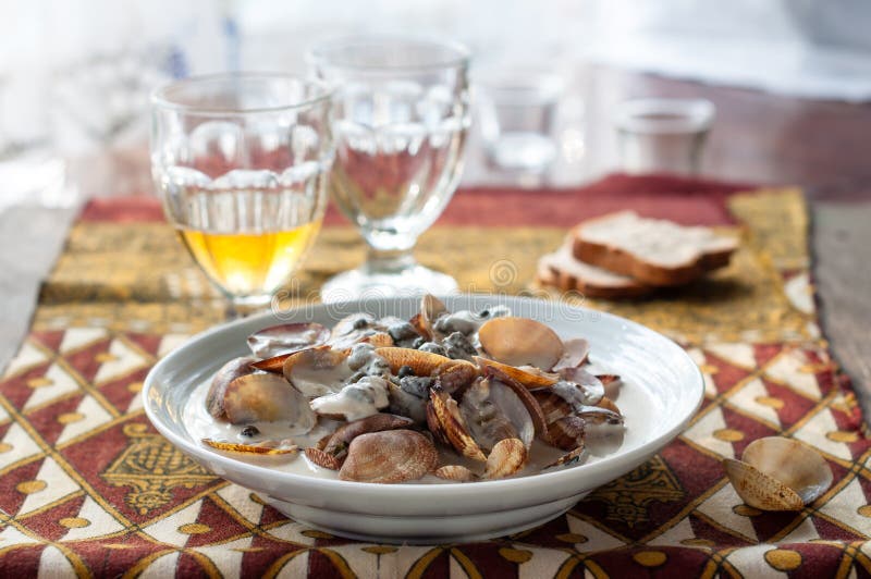 Steamed Shellfish stock photo. Image of white, dinner - 62235566