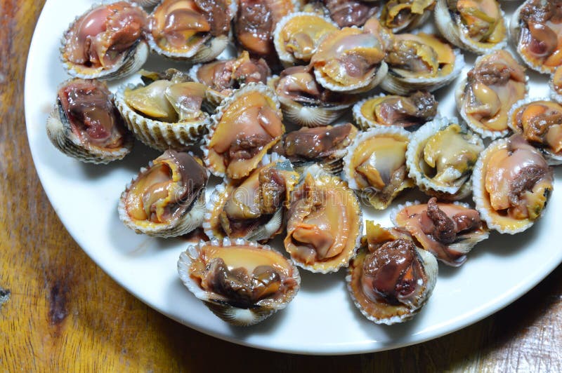 Steamed Cockle with Spicy Dipping Sauce Stock Photo - Image of spicy ...