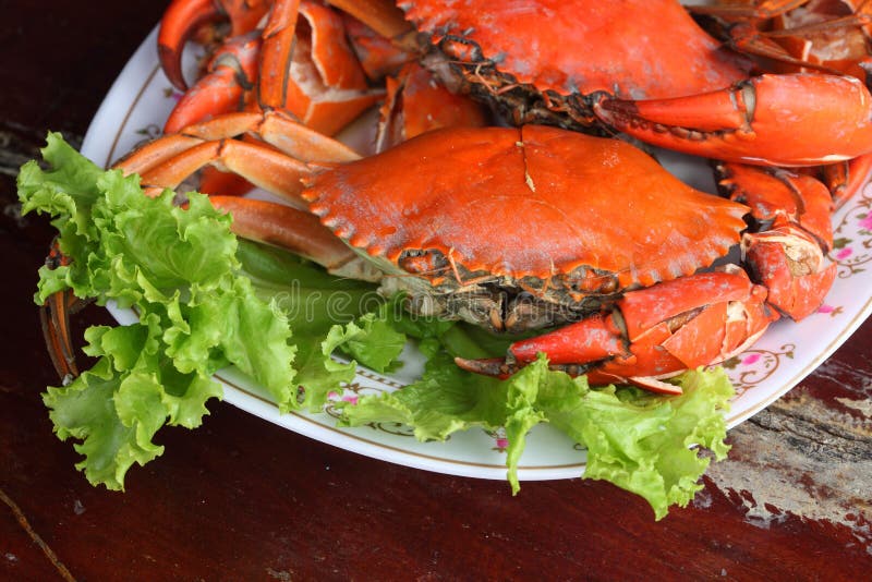 Steamed crab stock image. Image of drink, crab, boiled - 32448907