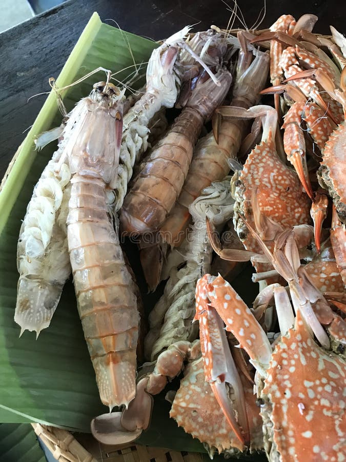 Steamed Crayfish. stock image. Image of fresh, banquet - 100387699