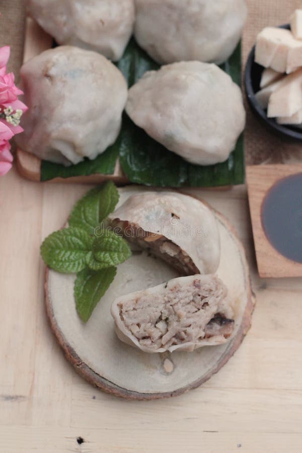 Steamed Dumpling Stuffed with Taro is Delicious. Stock Image - Image of ...