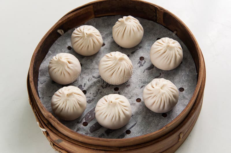 Steamed Dumplings stock photo. Image of basket, fillings - 67330784
