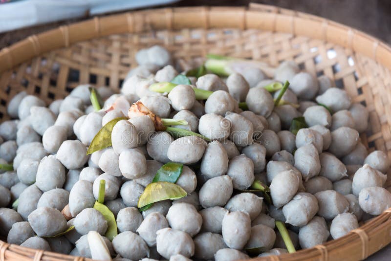 Steamed fish balls stock photo. Image of asian, thai - 78425198