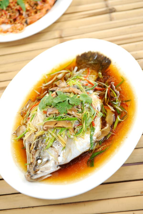 Steamed Fish Roll stock photo. Image of diet, lunch, tasty - 14445480