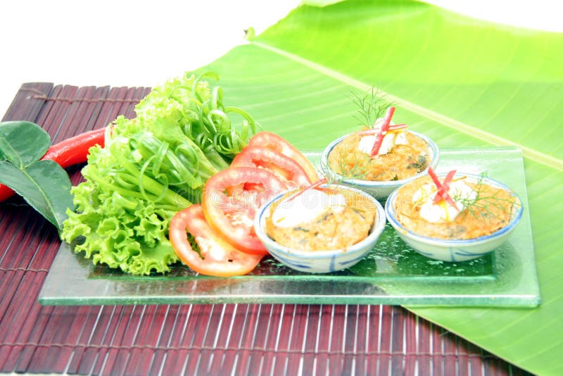 Steamed Fish with Curry Paste Stock Image - Image of spice, food: 194195977