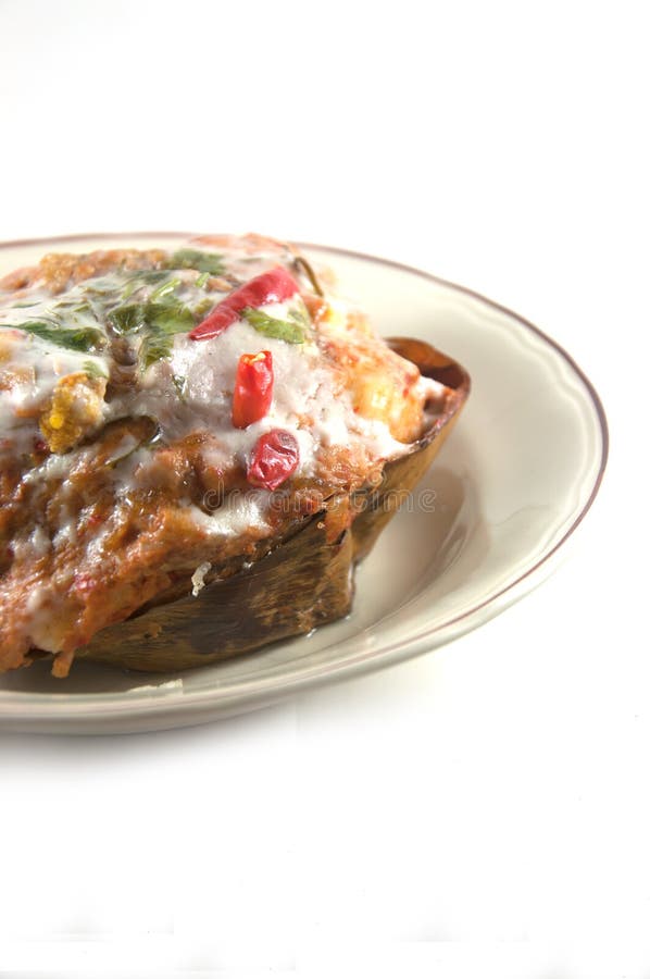 Steamed Fish with Curry Paste Stock Image - Image of plate, dinner ...