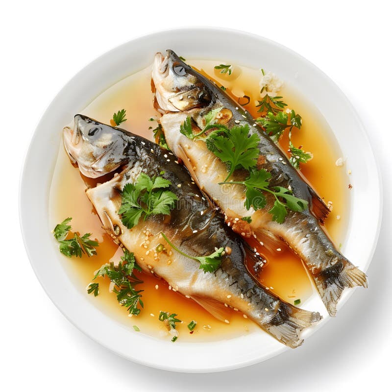 Steamed Fish Generated Using AI. Stock Illustration - Illustration of ...