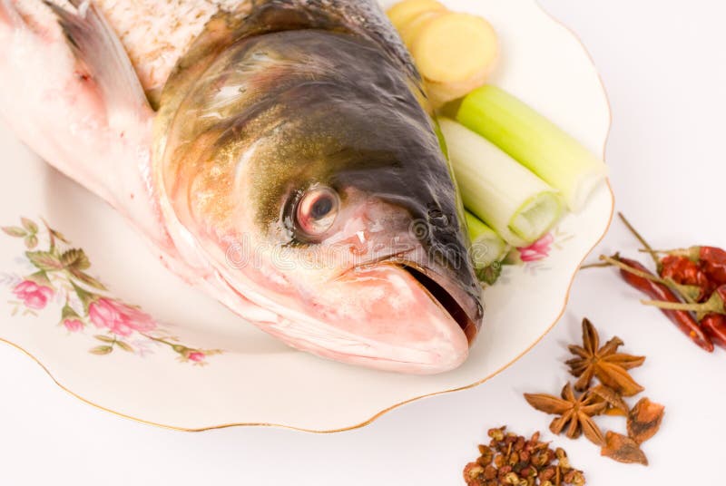 Steamed Fish Roll stock photo. Image of diet, lunch, tasty - 14445480