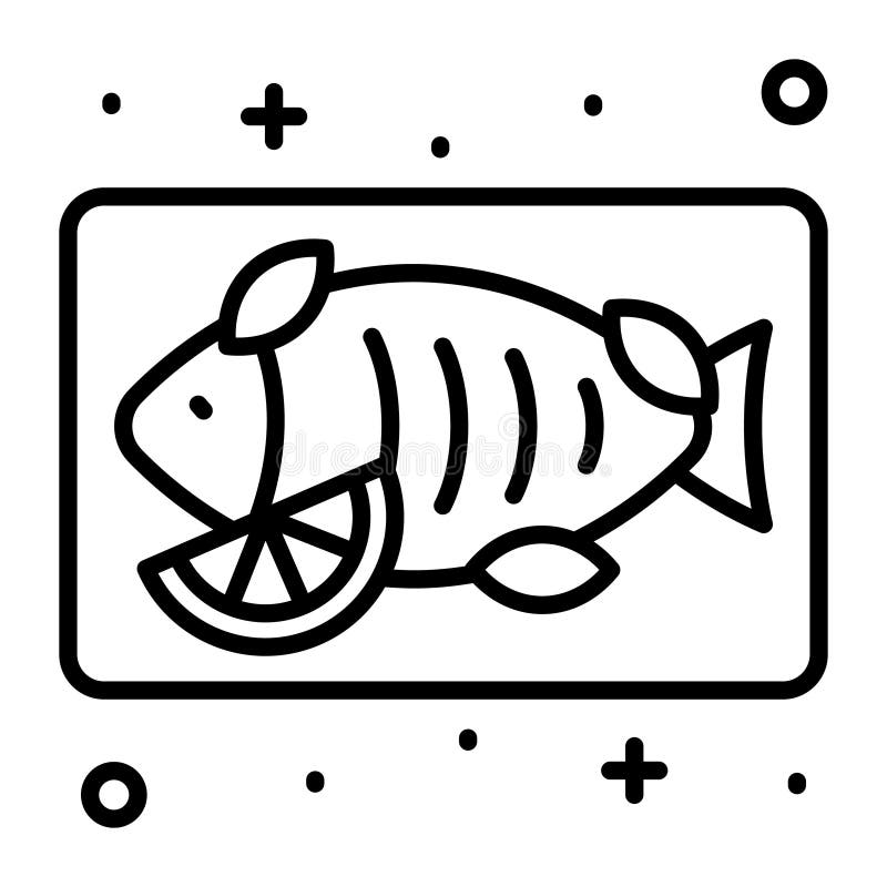 Steamed Fish Vector Design, Healthy Food Stock Vector - Illustration of ...