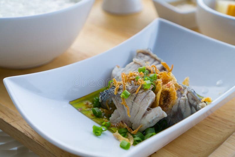 Steamed fish stock photo. Image of home, filet, natural - 54389116
