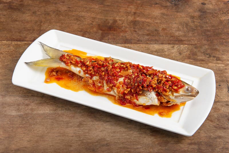 Chop bell pepper fish stock photo. Image of fresh, lunch - 317976382