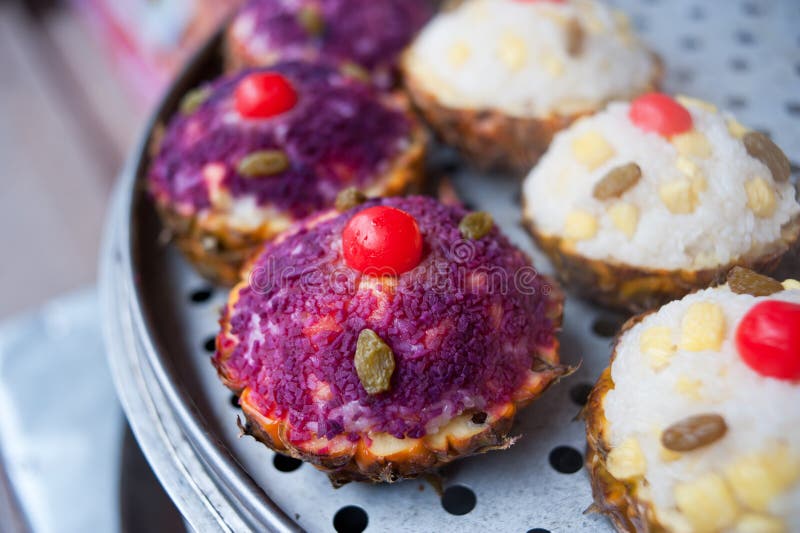 Steamed Glutinous Rice Cake, Chinese Food Stock Photo - Image of sweet ...