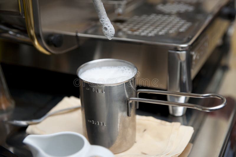 Milk frother stock photo. Image of frothing, background - 51287786